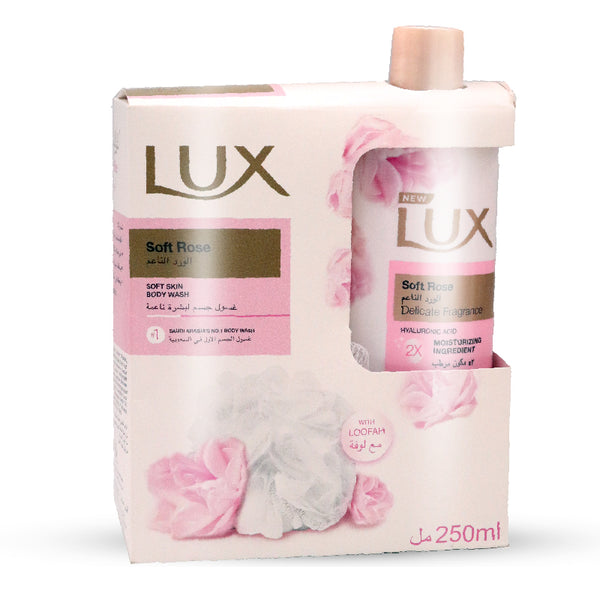 LUX SOFT ROSE BODY WASH + LOOF | Anwar Store