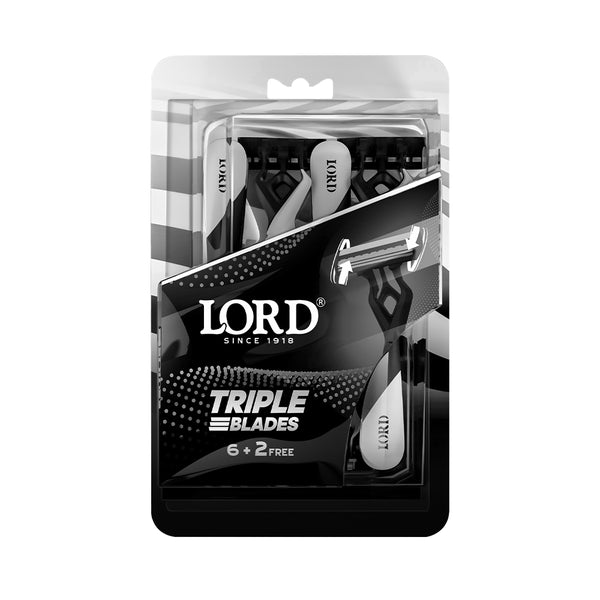 LORD TRIPLE BLADES (6+2) FREE ML 148 | Anwar Store