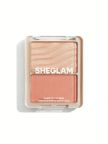 SHEGLAM GLAM 101 HYBRID HIGHLIGHTER & BLUSH DUO-ST. TROPEZ