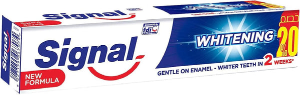 SIGNAL TOOTHPASTE WHITENING 50ML DISC 20% | Anwar Store