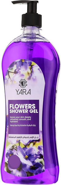 YARA FLOWERS SHOWER GEL 1LITER | Anwar Store
