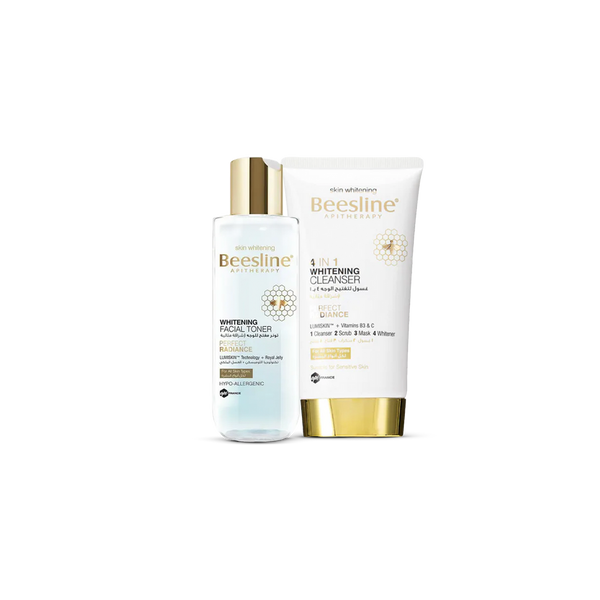 BEESLINE WHITENING FACIAL CLEANSING ROUTINE (CLEANSER 150ML+ TONER ...