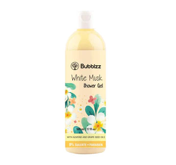BUBBLZZ WHITE MUSK SHOWER GEL 500ML | Anwar Store