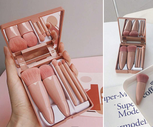 SHEIN MAKEUP SET BRUSH WITH MIRROR | Anwar Store