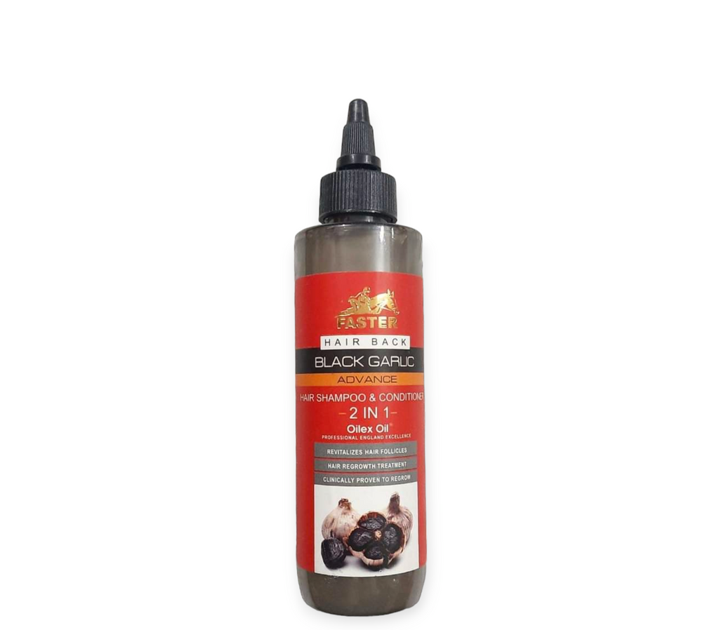 FASTER BLACK GARLIC ADVANCE SHAMPOO & CONDITIONER 2IN1 200ML