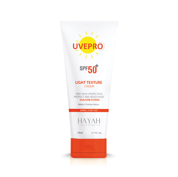HAYAH UVEPRO SPF50+ LIGHT TEXTURE CREAM 50ML | Anwar Store