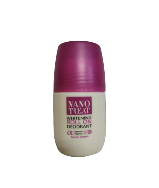 NANO TREAT WHITENING ROLL ON DEODORANT CANDY COTTON 50ML