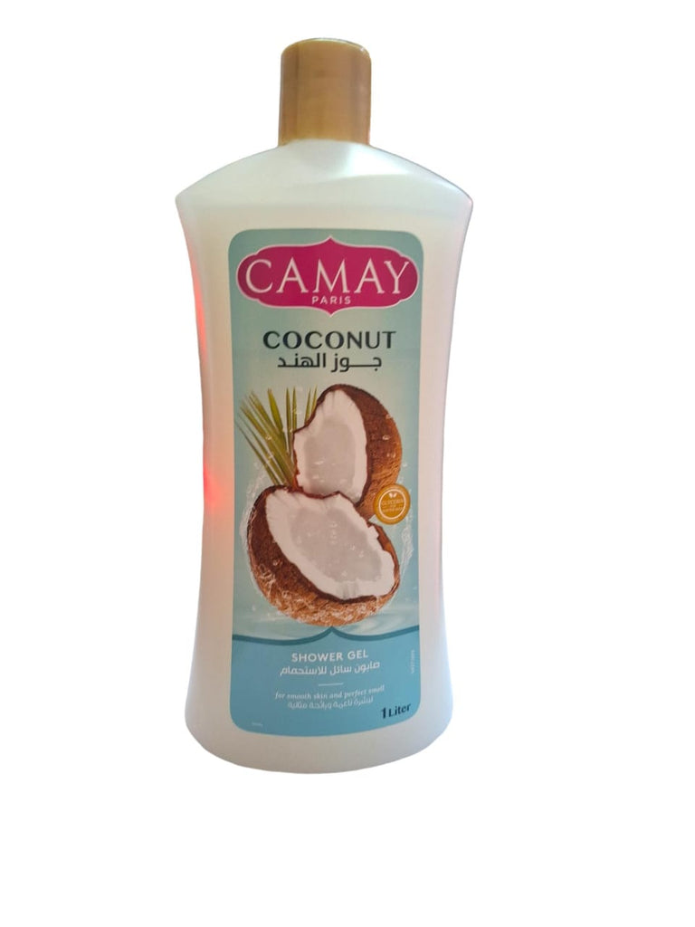 CAMAY SHOWER GEL COCONUT 1LITER | Anwar Store