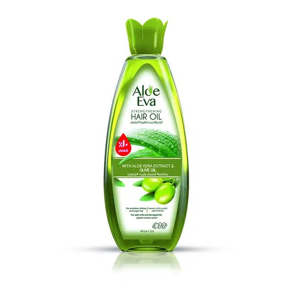 ALOE EVA STRENGTHENING HAIR OIL WITH ALOE VERA & OLIVE OIL 170ML DISC 10%