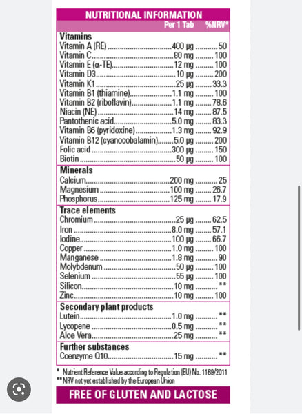 maddovit eve + aloe vera 30 tab | Anwar Store