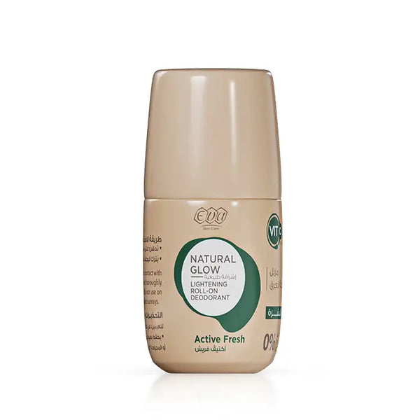 EVA NATURAL GLOW LIGHTENING ROLL ON DEODORANT - ACTIVE FRESH 60GM