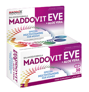maddovit eve + aloe vera 30 tab | Anwar Store