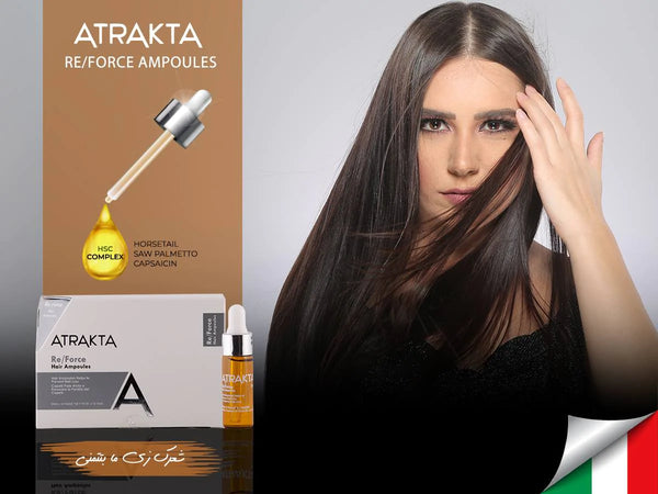 ATRAKTA Re/Force Hair Ampoules Promotes Growth And Prevents Fall 5ml*12 ...