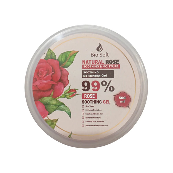 BIO SOFT NATURAL ROSE GEL 500ML | Anwar Store