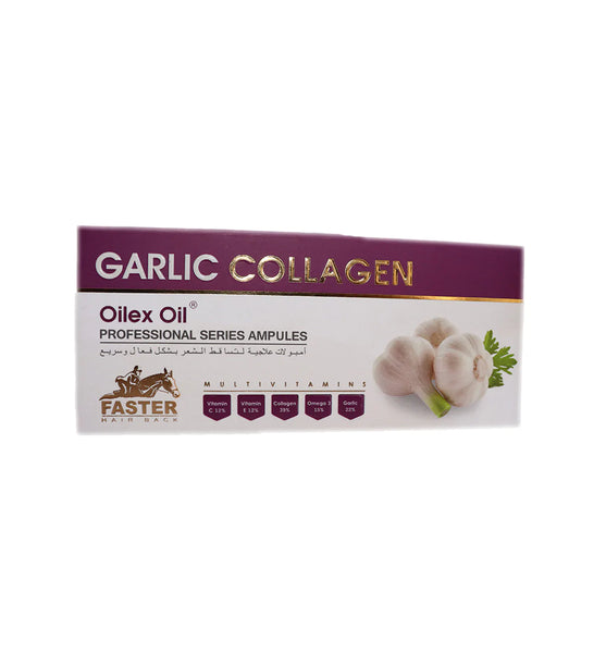 FASTER GARLIC COLLAGEN Oilex Oil 1 AMPULE * 10ml | Anwar Store