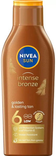 NIVEA Sun Intense Bronze Sun Lotion SPF 6 200 ml | Anwar Store